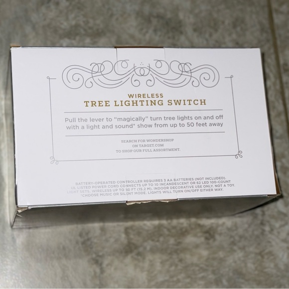 Wondershop | Holiday | Wondershop Wireless Tree Lighting Switch Music ...